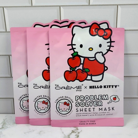 Hello Kitty | Skincare | New Hello Kitty Creme Shop Sheet Masks Limited ...